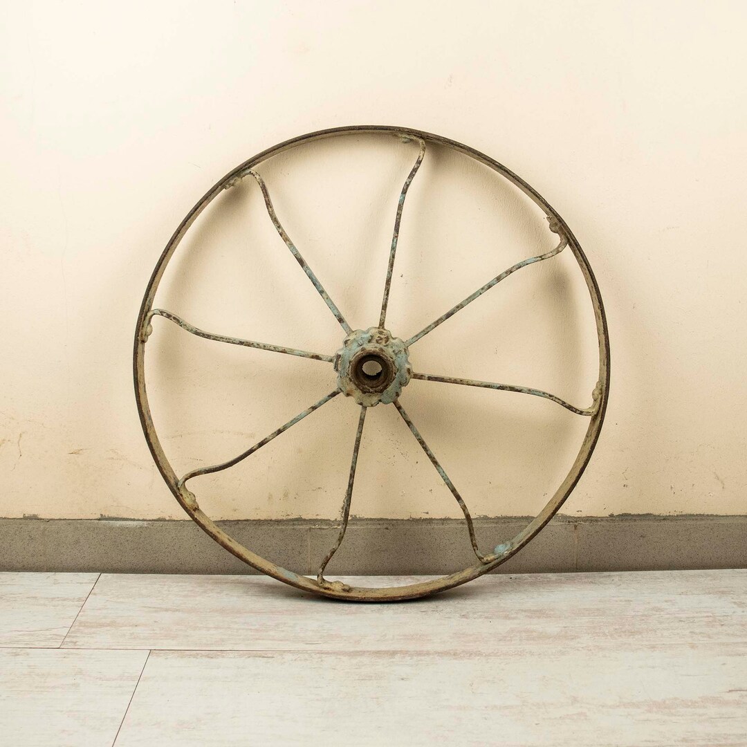 Vintage Metal Wheel - Etsy