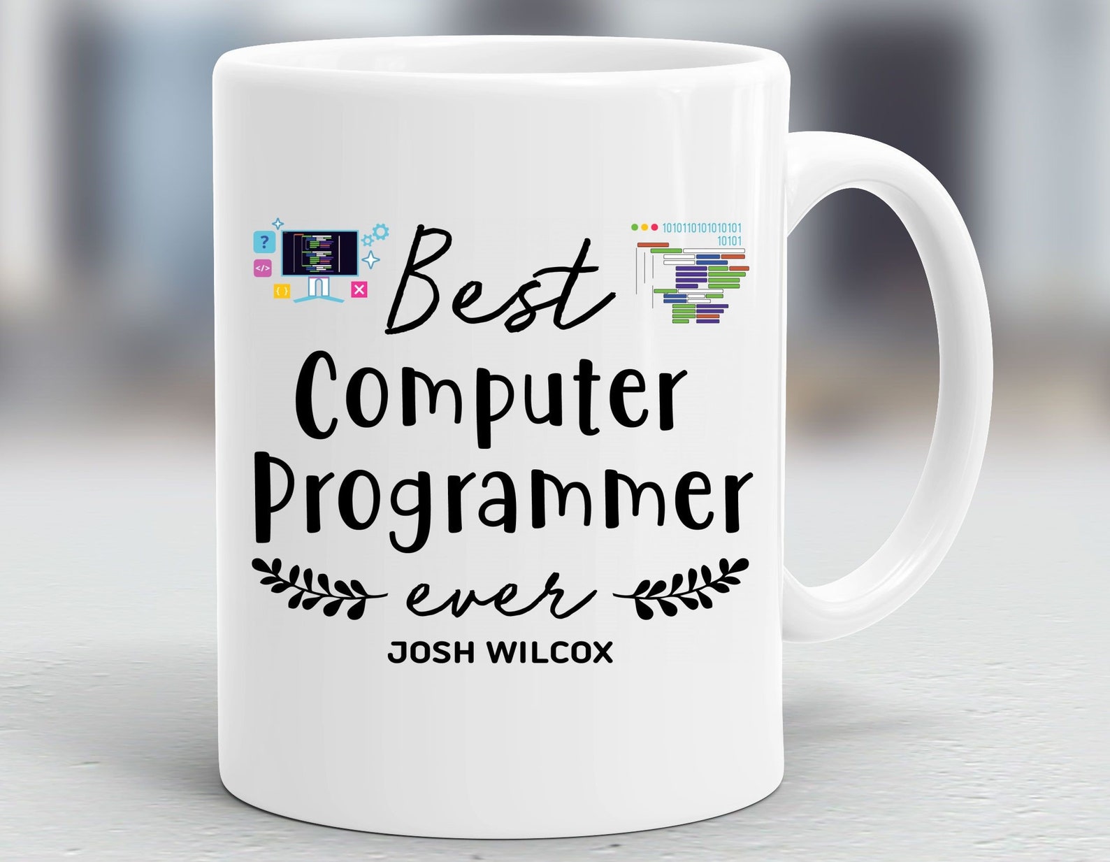 Personalized Computer Programmer Mug Computer Programmer Etsy 