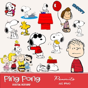 Peanuts Characters - Etsy