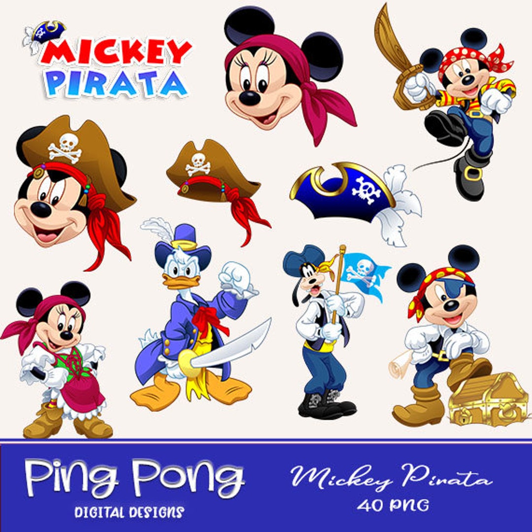 Disney Pirate Mickey Clipart