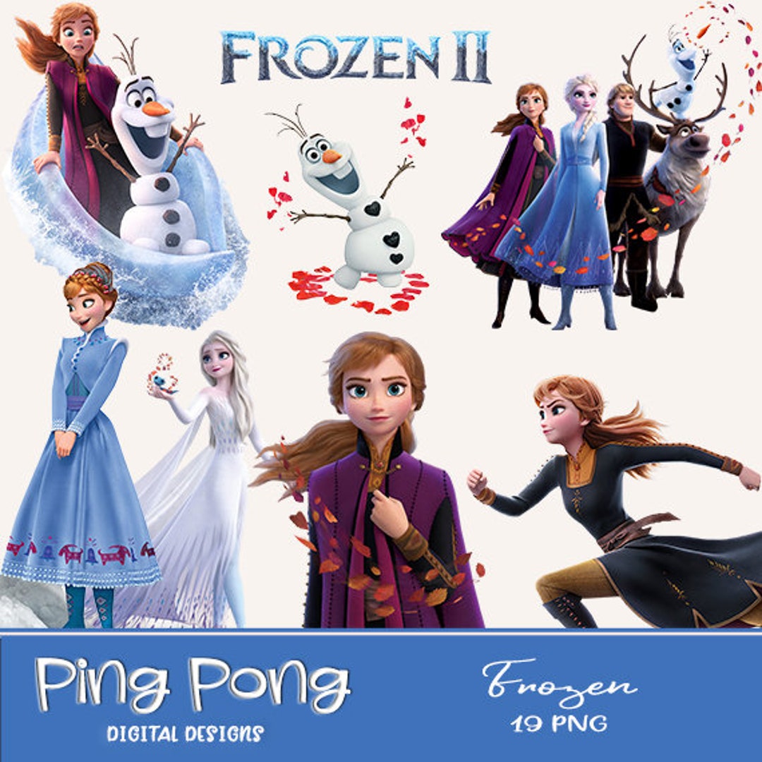 Frozen Png imagenes Digitales - Etsy España