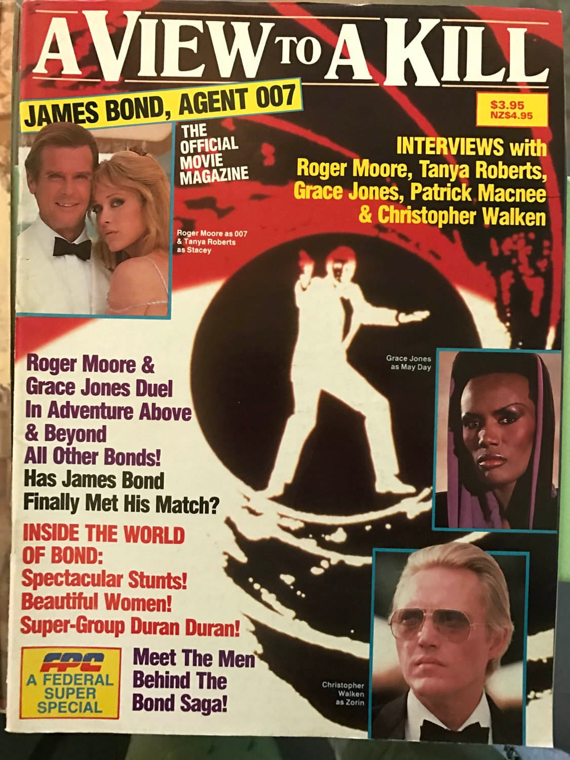 A View to A Kill - Official Movie Magazine - James Bond 007 - Roger ...