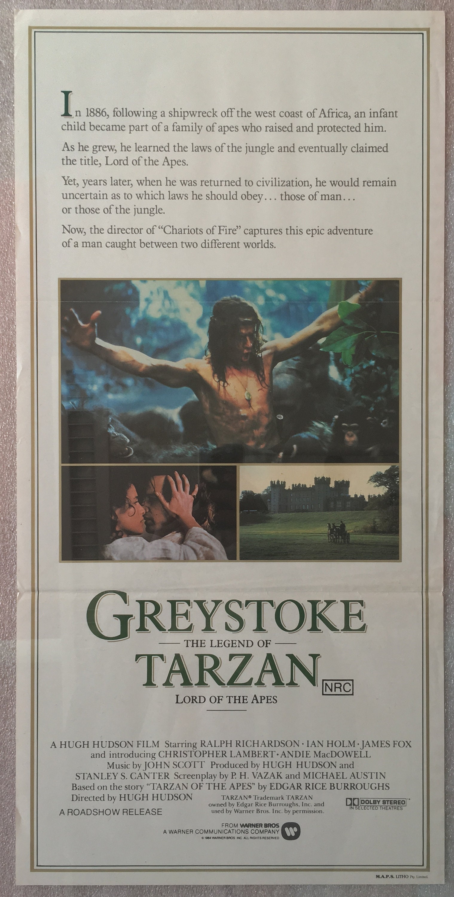 The Legend Of Tarzan Movie Poster