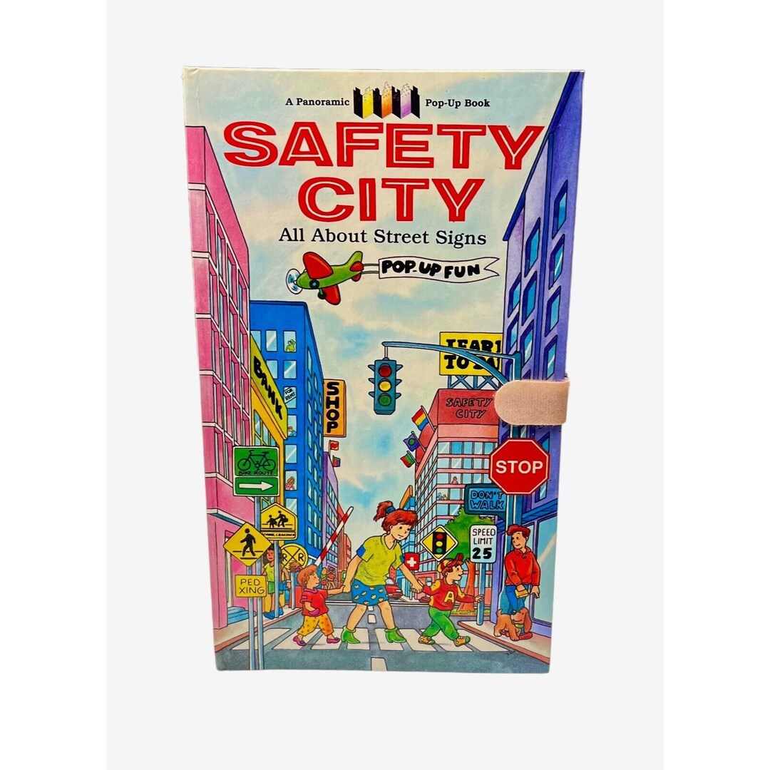 Safety City A Panoramic Pop up Fun Book All About Street Signs 1996 ...