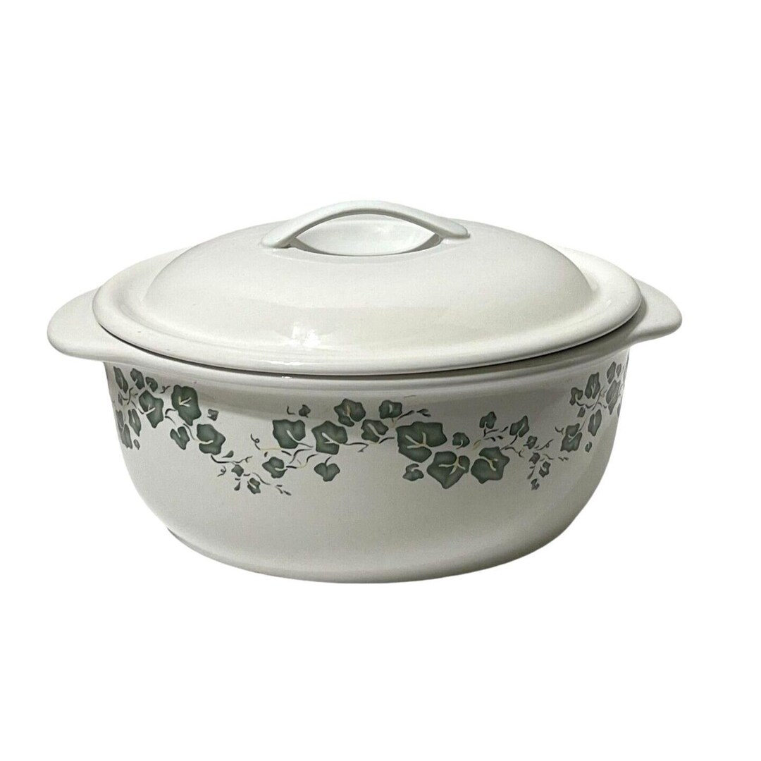 Corning Ware Corelle Callaway Ivy 2 1/2 QT Covered Casserole Dish With ...