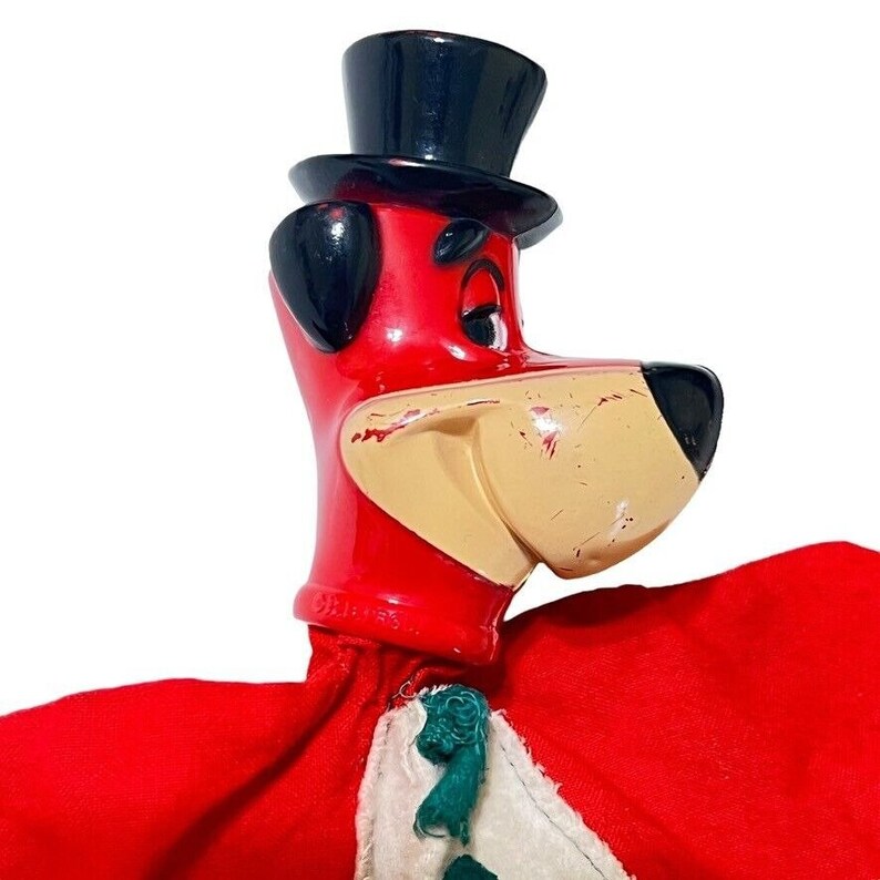 Huckleberry Hound Hand Puppet Red Toy Hanna Barbera 1960s Vintage - Etsy