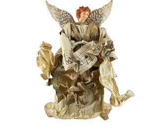 Paper Angel Tree Topper - Etsy