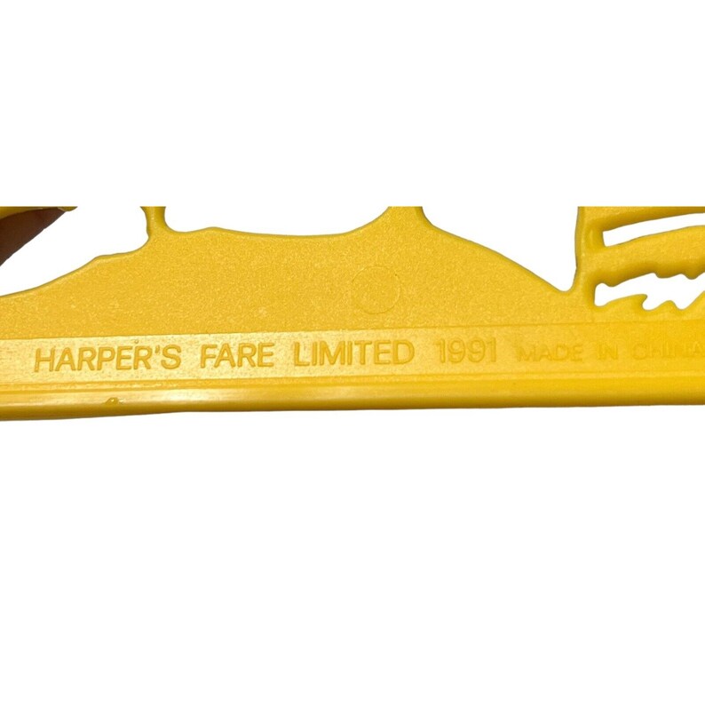 8 Harper's Fare Limited Plastic Stencils 1991 Cartoon Animation Lot ...