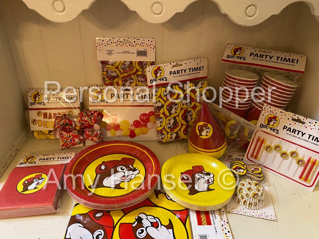 Bucees Birthday Supplies - Etsy