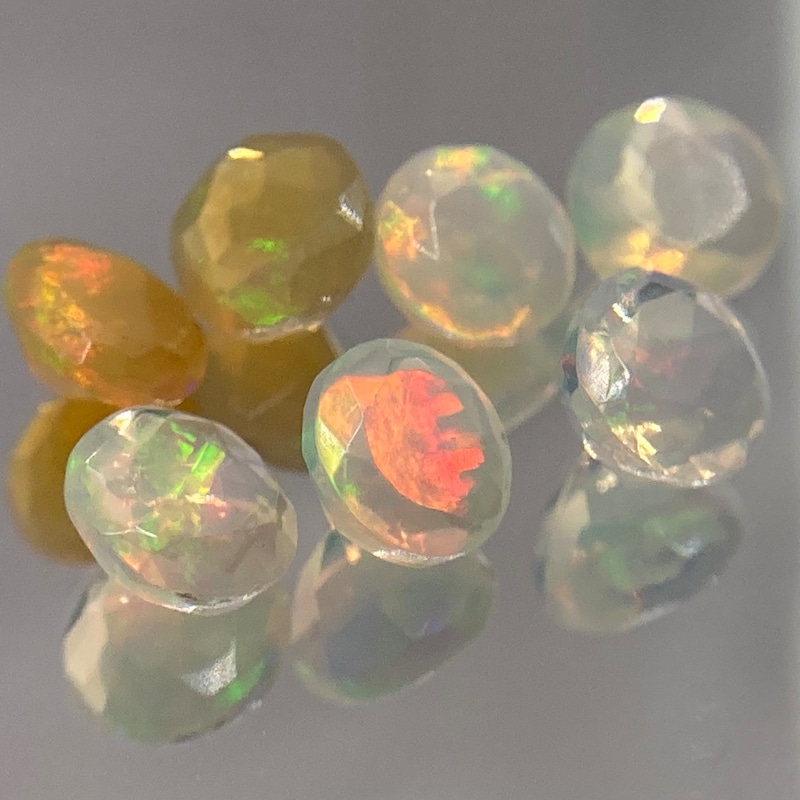 Rainbow Opal Ring - Etsy