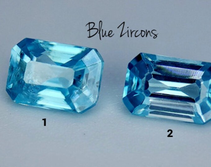 Brilliant VVS Light Blue Zircon Loose Gemstone for Making Jewelry ...