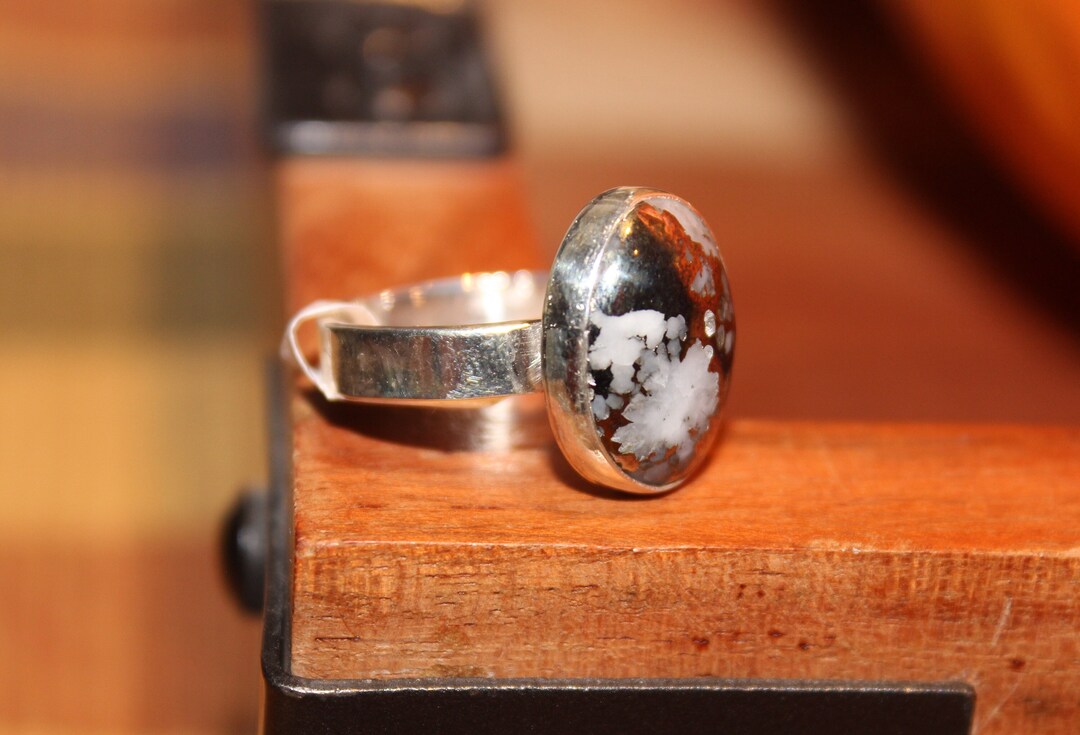 Mohawkite Ring MR-9 Size 7.75 - Etsy