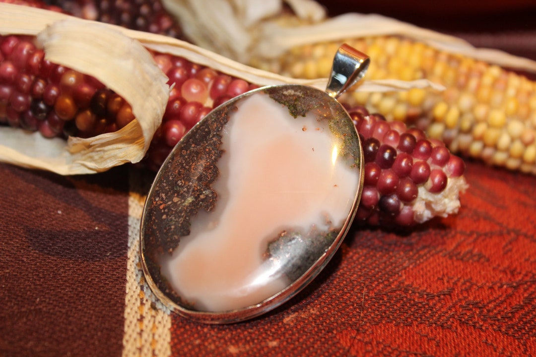 Datolite With Copper From Delaware Mine Pendant DDM-N9 - Etsy