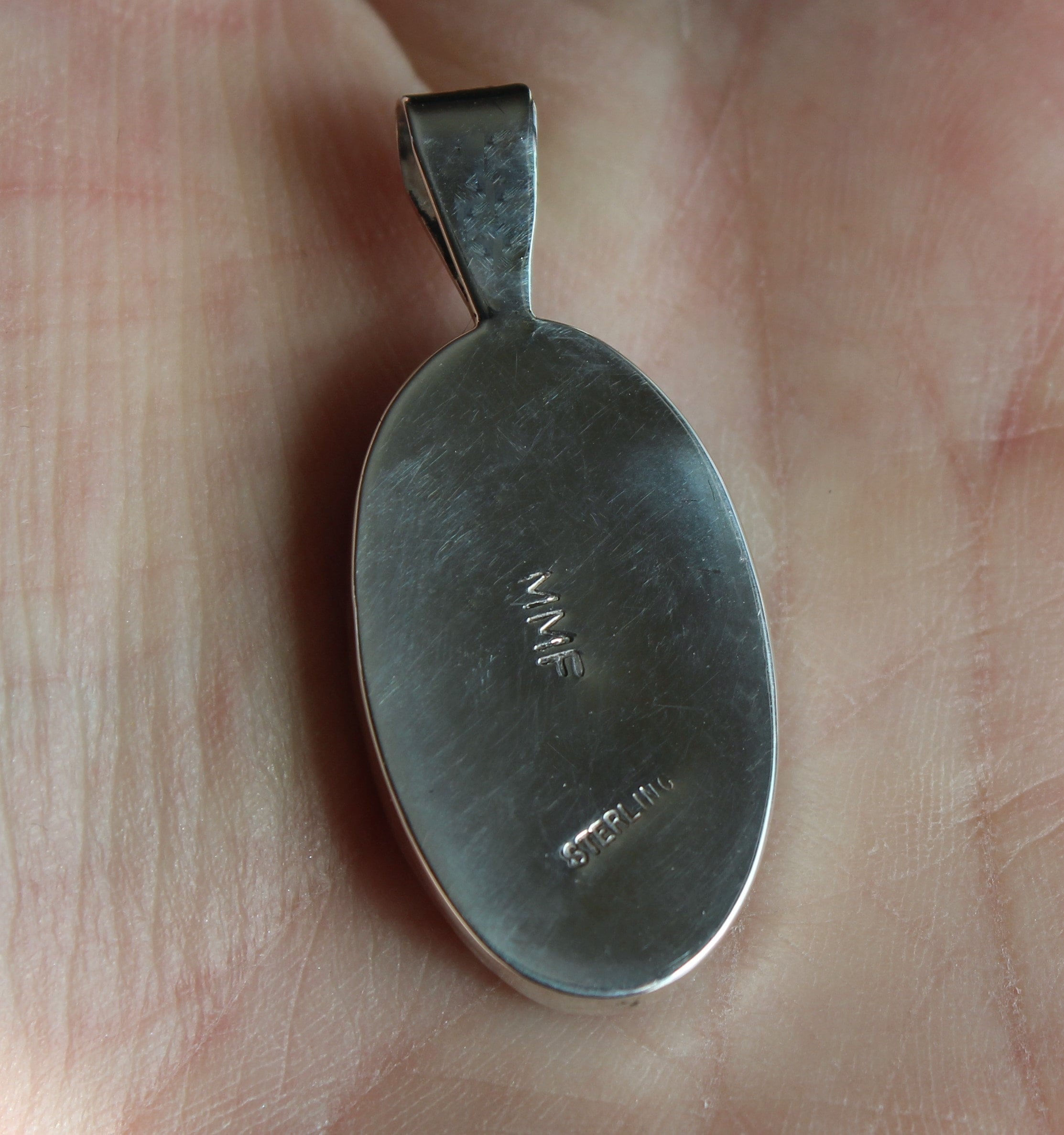 Cadillac Ranch Paint Agate Necklace Pendant: CRN-2