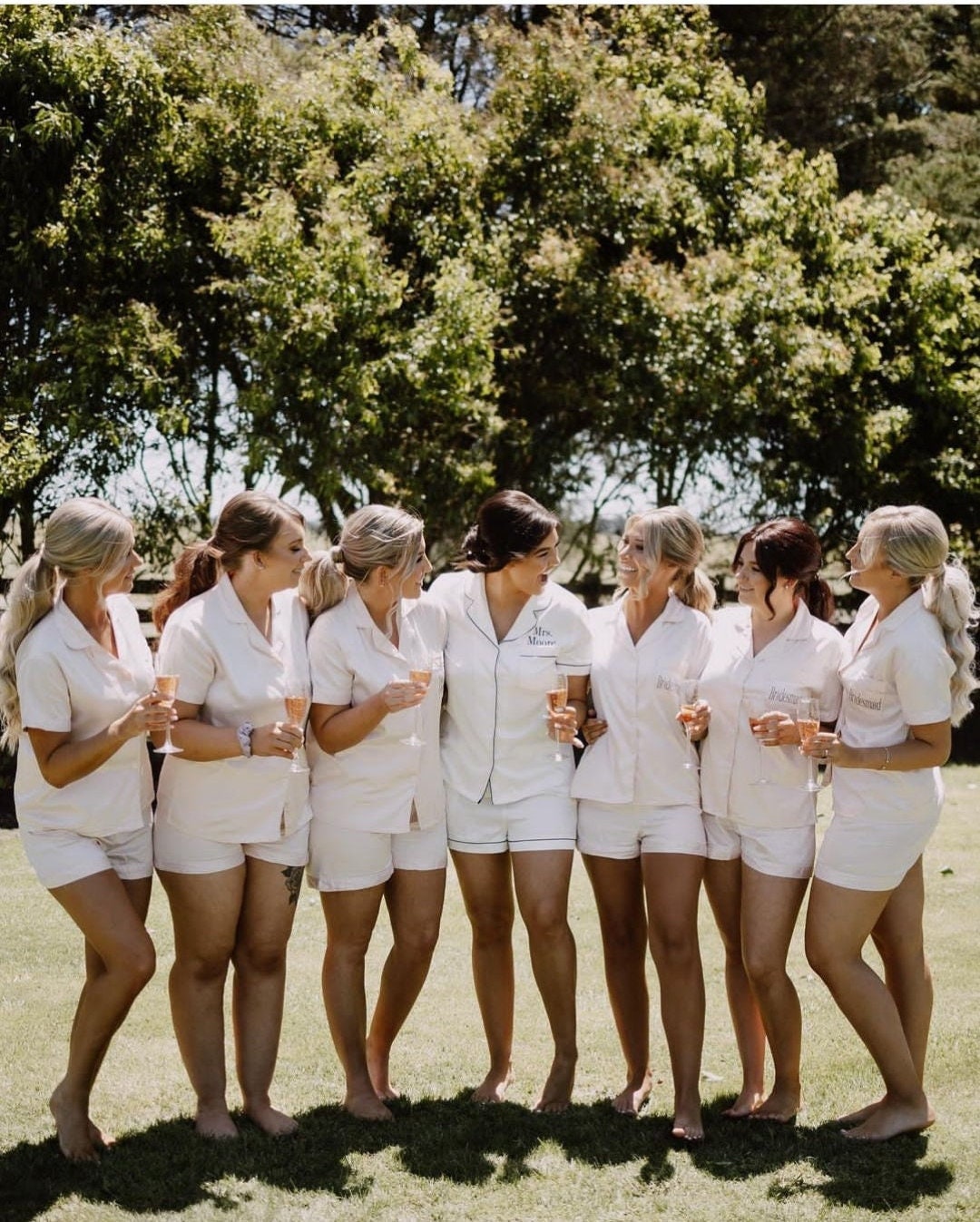 Embroidered Personalised Pyjamas / Bridesmaid Gifts / Wedding Pjs ...