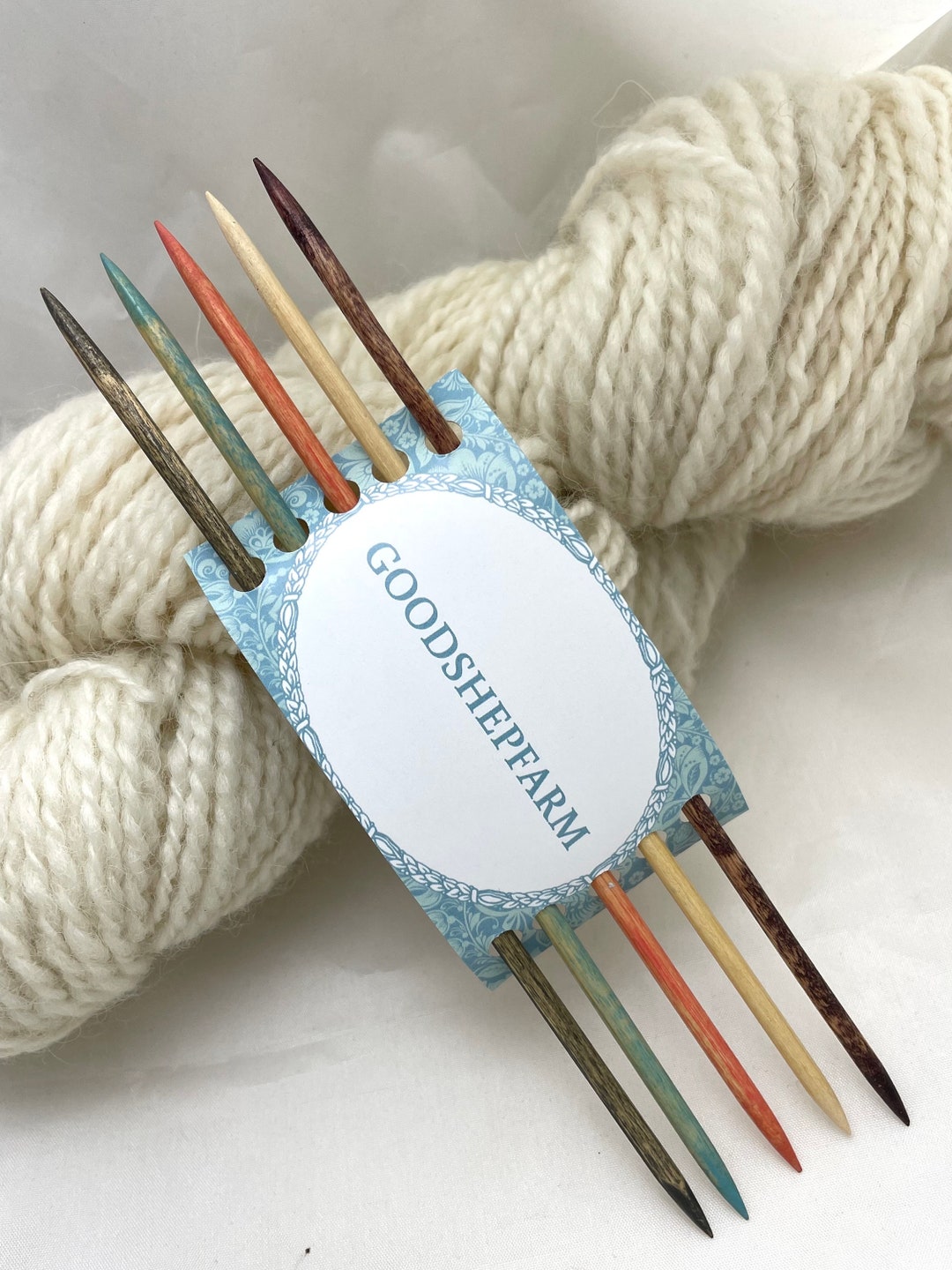 Double-pointed Knitting Needles, Multi-color DPN, Hand-made Birch - Etsy