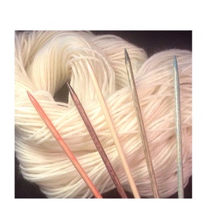 Double-pointed Knitting Needles, Multi-color DPN, Hand-made Birch - Etsy