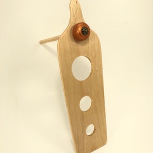 Mayan Spindle Kit With Wool Fiber and Hand Painted Pouch Bag - Etsy