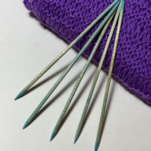 Double-pointed Knitting Needles, Multi-color DPN, Hand-made Birch - Etsy