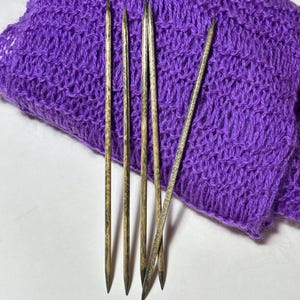 Double-pointed Knitting Needles, Multi-color DPN, Hand-made Birch - Etsy