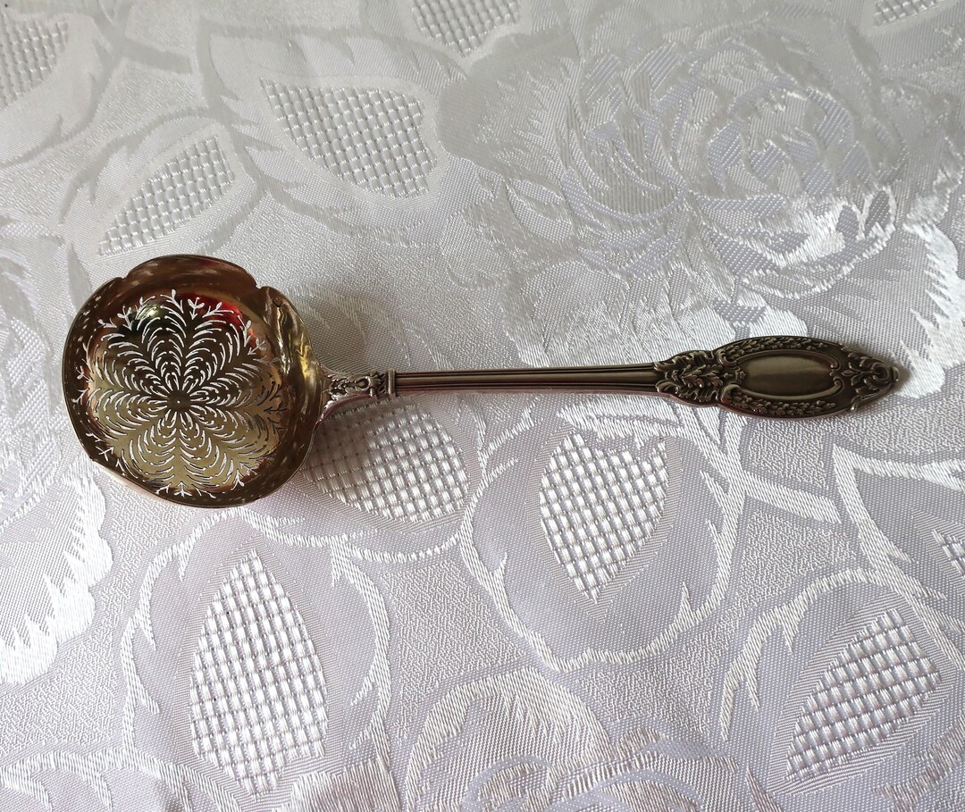 A French Silver Sugar Sifting Spoon - Etsy