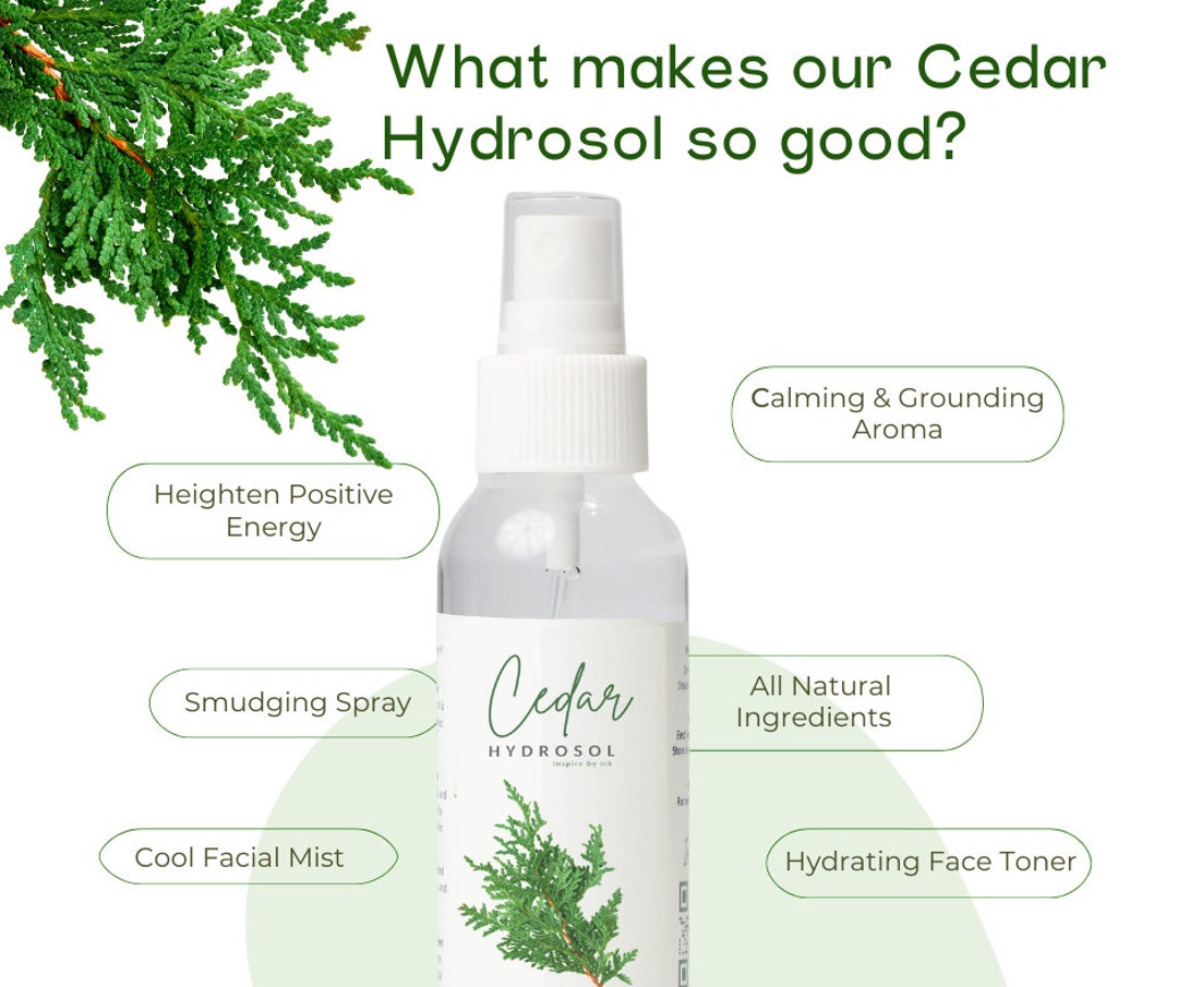 Cedar | Hydrosol | Cleansing Spray | Handcrafted Steam Distilled ...