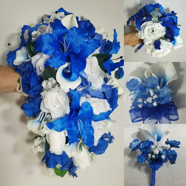 Horizon Blue Bouquet - Etsy