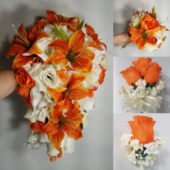 Tiger Lilly Teardrop Bouquet