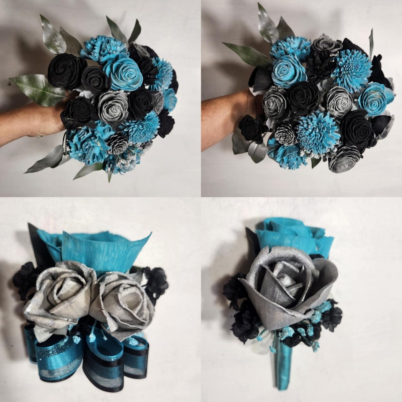 Turquoise Bouquet - Etsy
