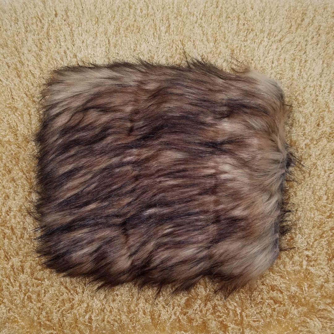 18X20 Inches Black Brown Wolf Faux Fur Photo Prop, Newborn Photo Prop ...