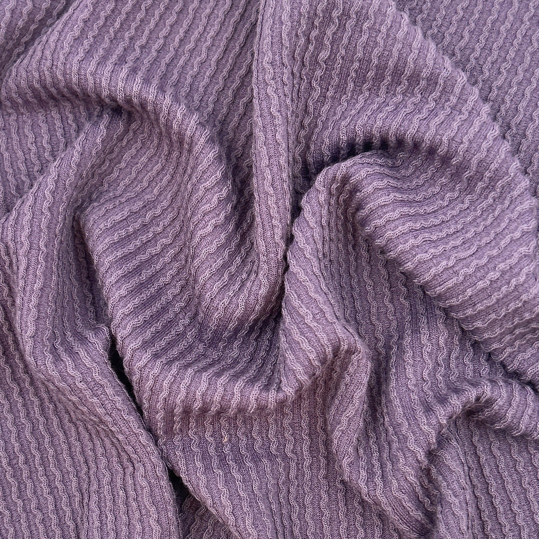2 Yards Purple Rib Knit Stretch Fabric for Newborn Photo Props ...