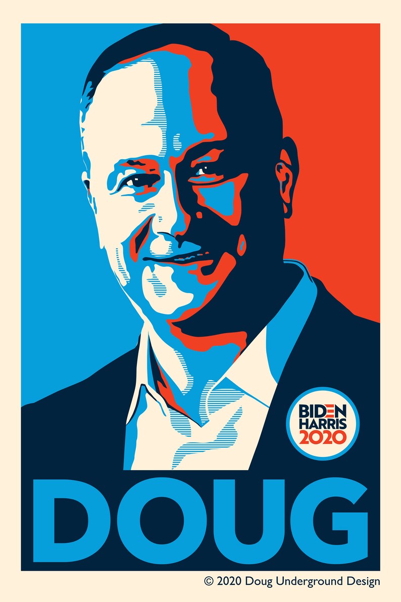Doug Emhoff Sticker. - Etsy