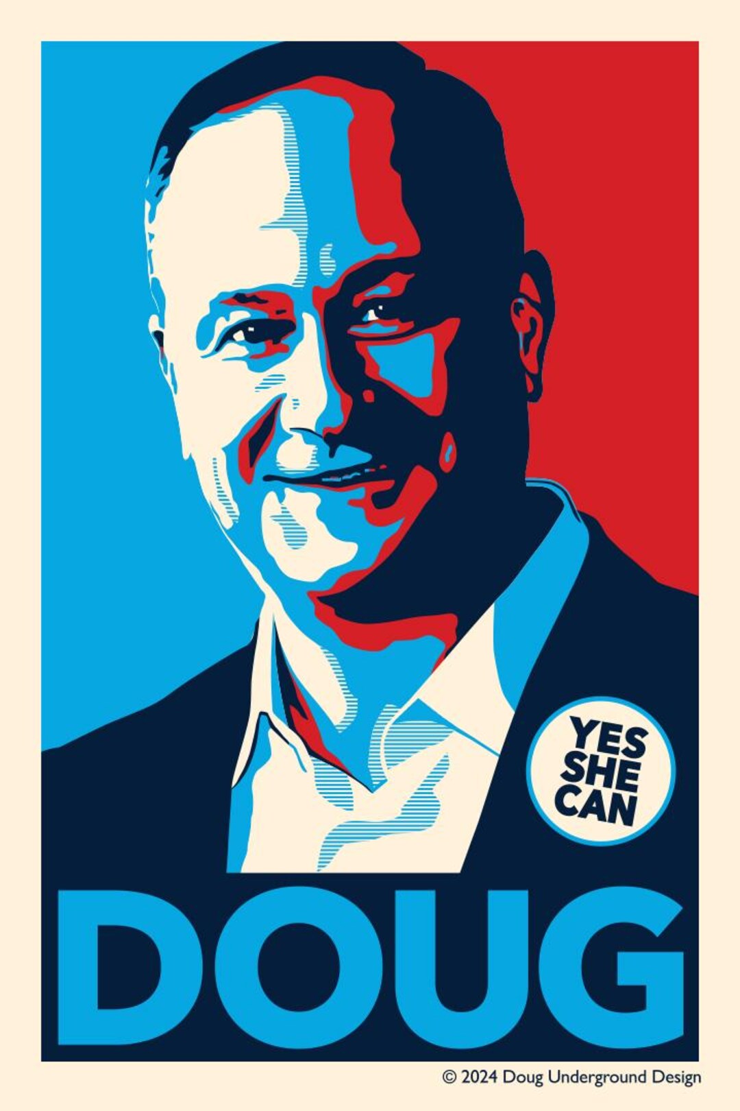 Doug Emhoff Sticker. - Etsy