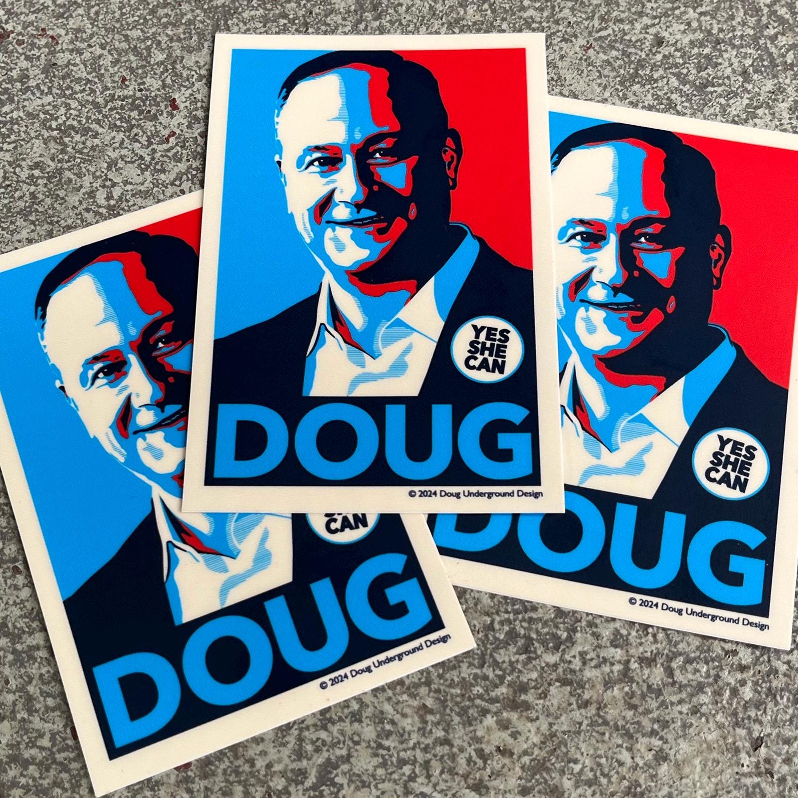 Doug Emhoff Sticker. - Etsy