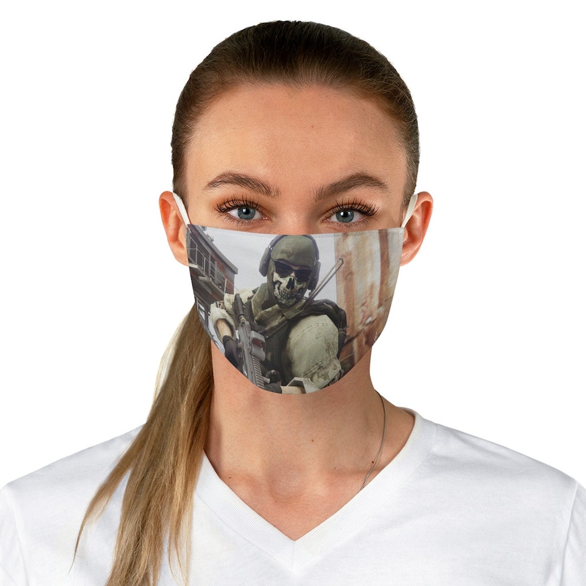 Simon Ghost Riley Fabric Face Mask | Etsy