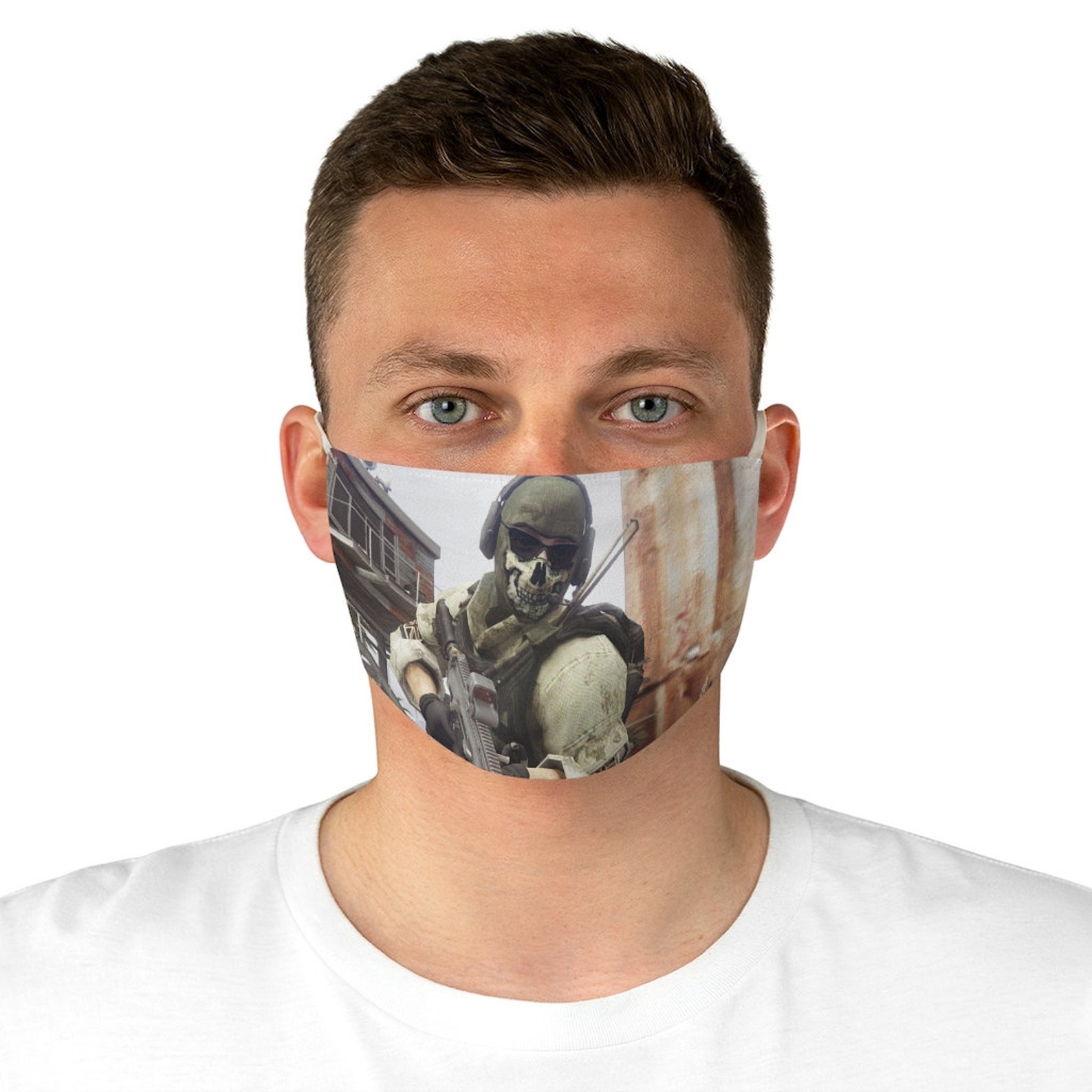 Simon Ghost Riley Fabric Face Mask | Etsy