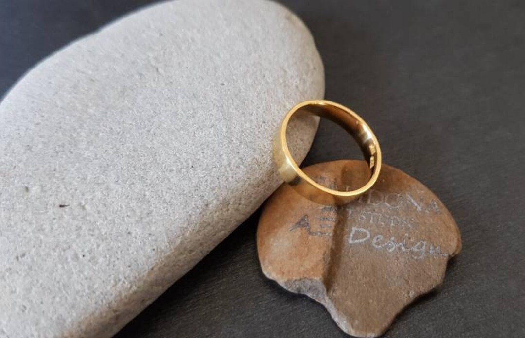 Gold Ring 24K/ 999 Gold, Wedding Ring, Engagement Ring, Solid Gold ...
