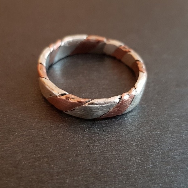 Silver Copper Ring - Etsy