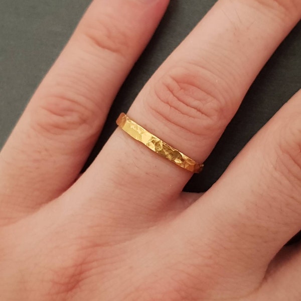 24k Gold Ring - Etsy