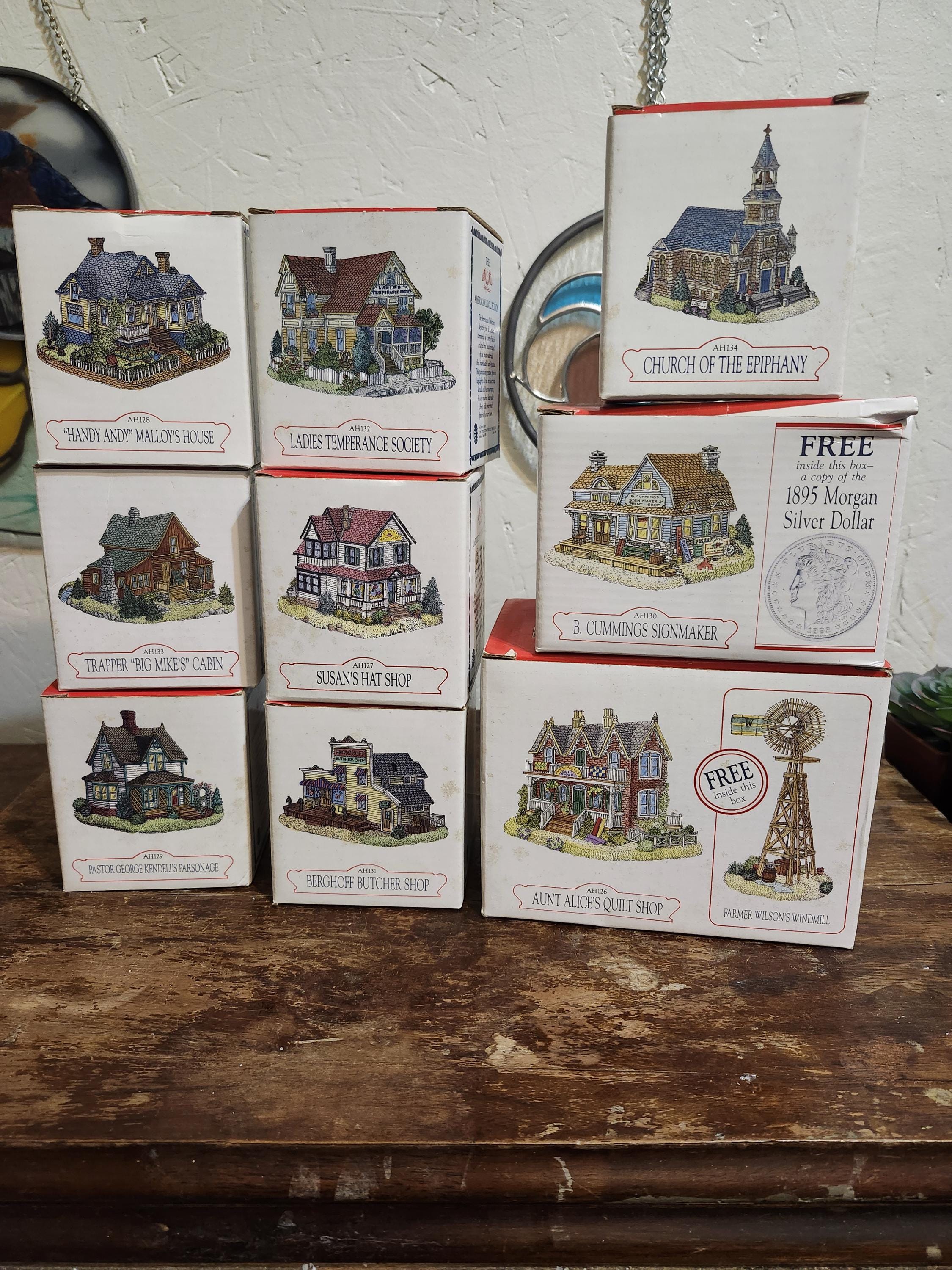 Lot of 9 Vintage Liberty Falls " the Americana Collection " Houses ...