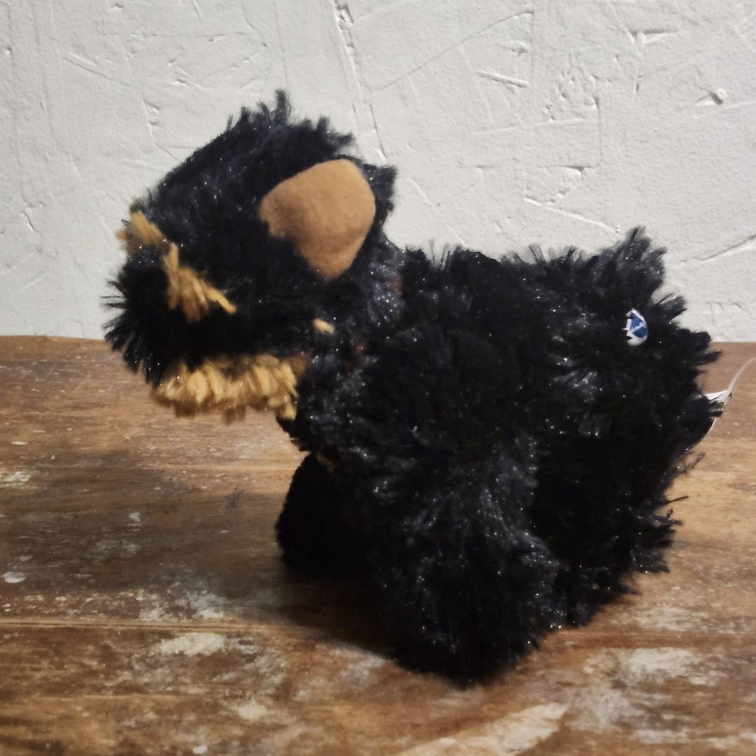 Nintendogs Yorkie Yorkshire Terrier Puppy Dog 5" Mini Black Brown Plush ...