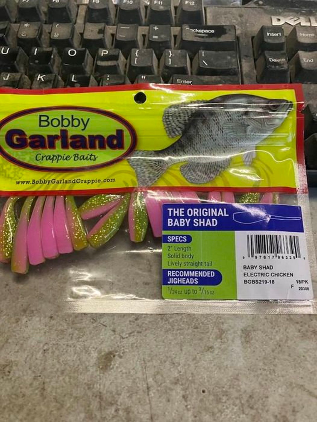 Bobby Garland Baby Shad 2" Electric Chicken Bait NIP of 18 - Etsy