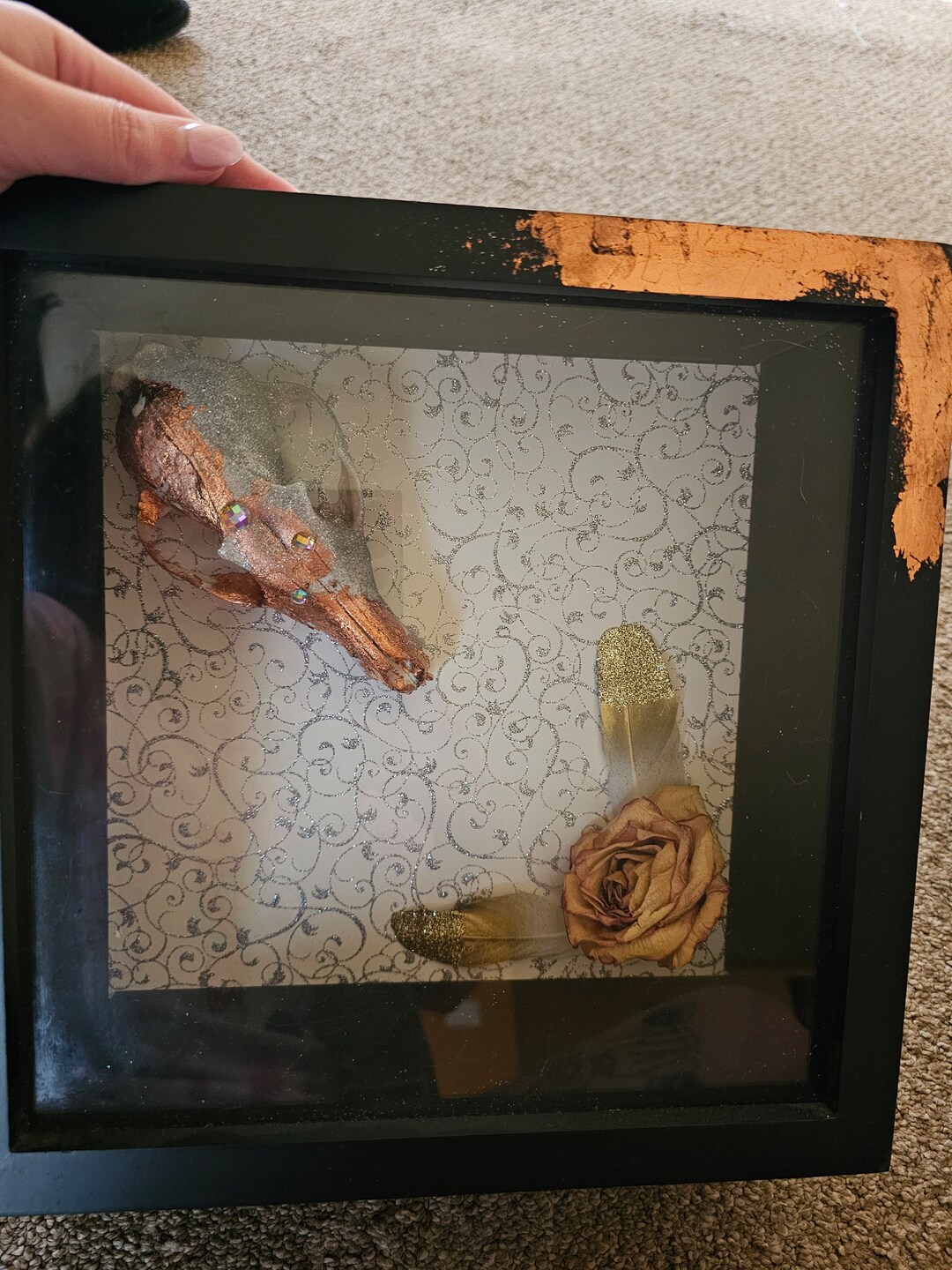 Marten Skull Shadow Box - Etsy