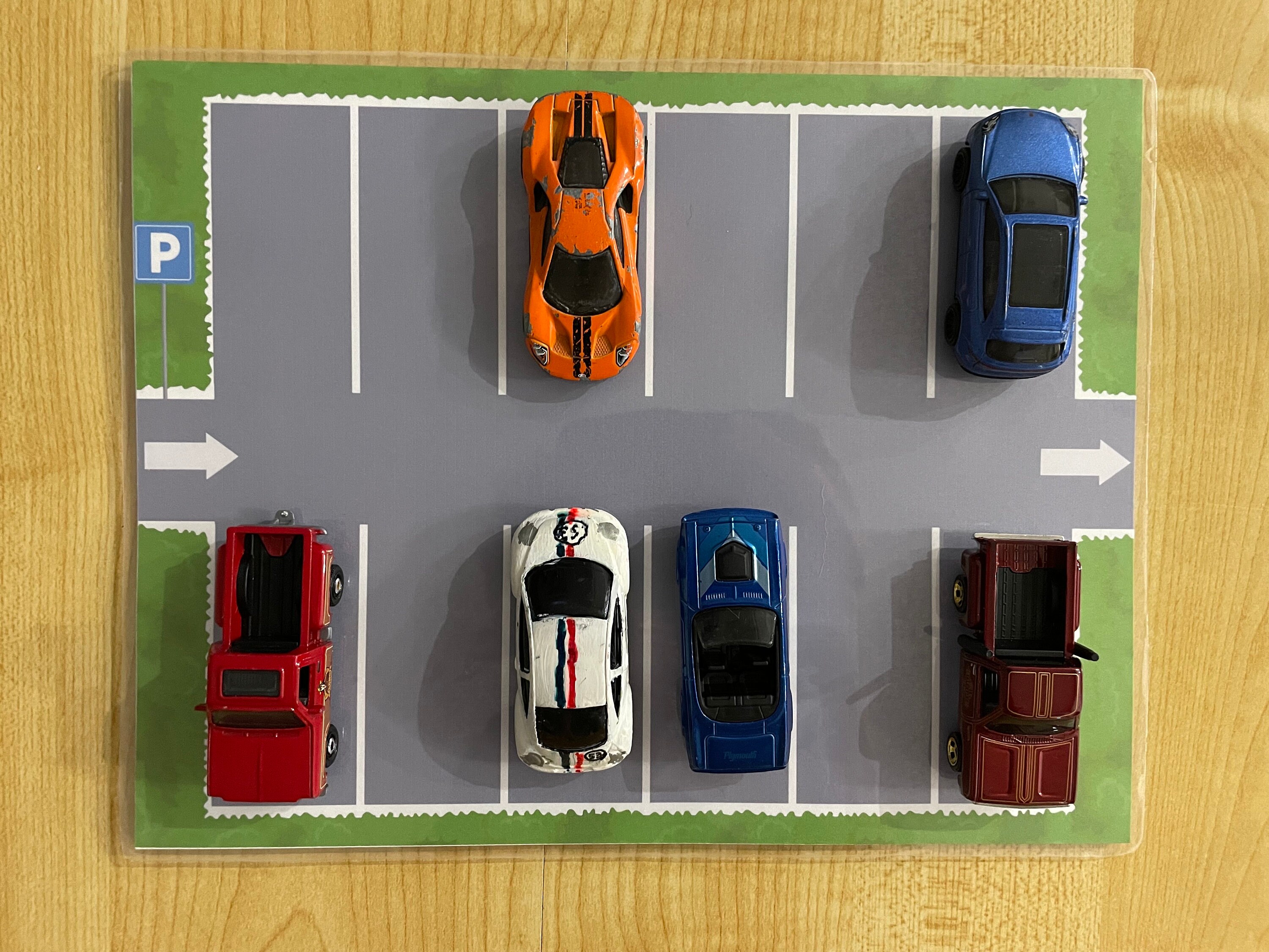 Color & Number Matching Car Parking Lot - DIGITAL PDF DOWNLOAD - Early ...