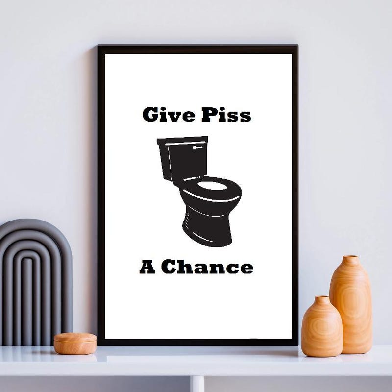 Funny Toilet Sign - Etsy