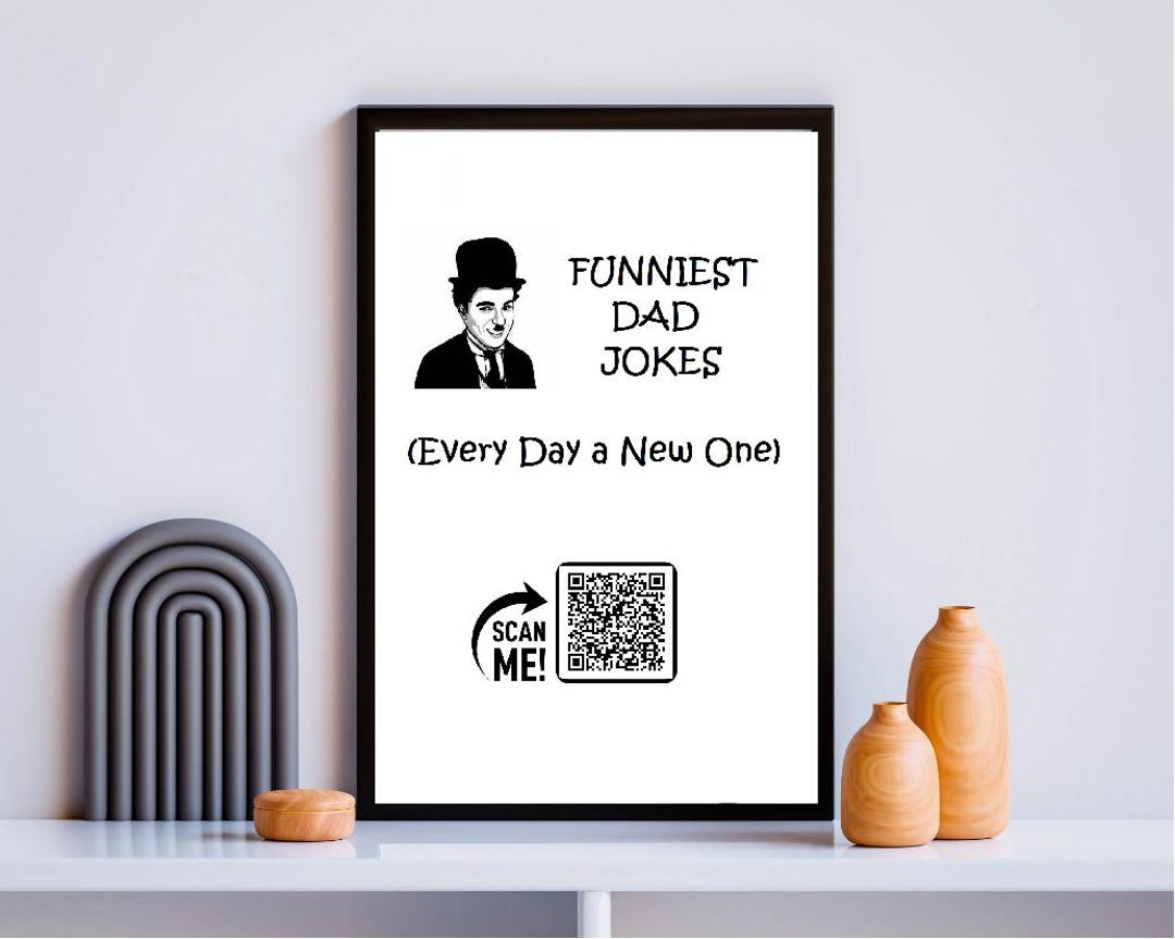 Funniest Dad Jokes QR | Every Day A New One - Etsy