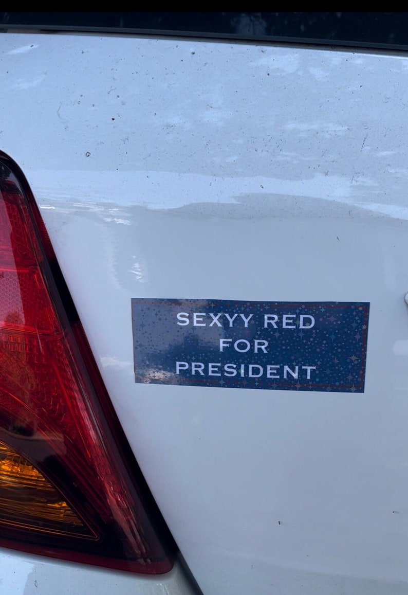 Sexyy Red Car Bumper Sticker / Presidential Election / Funny / Parody ...