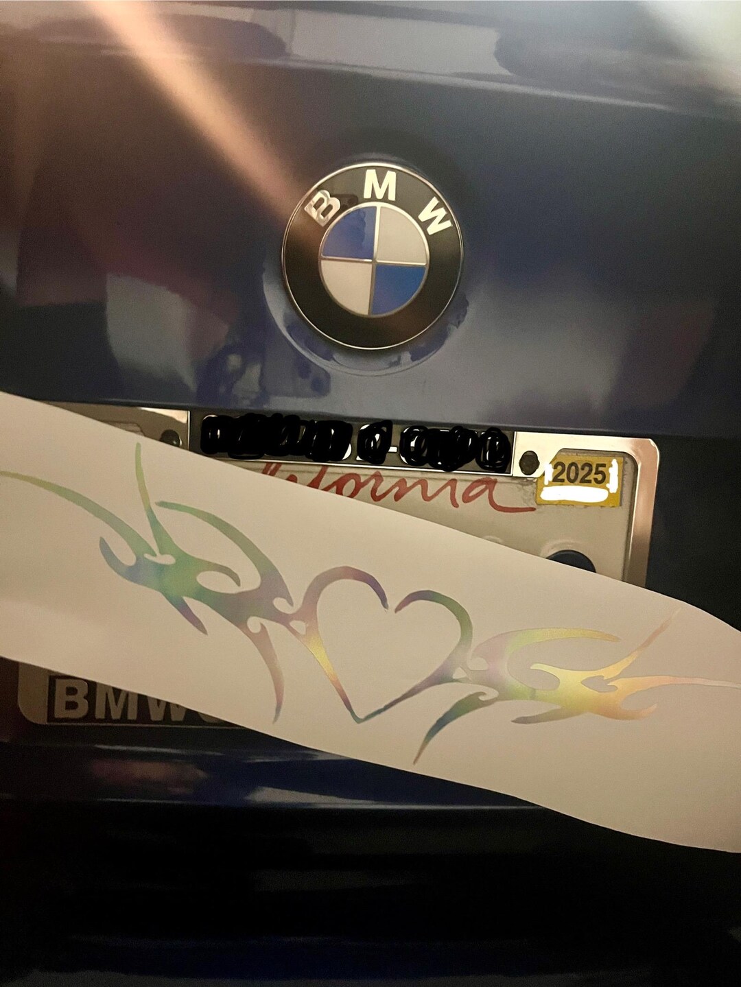 Car Bumper Sticker / Tramp Stamp / Y2K / Heart / Spider Web / Gothic ...