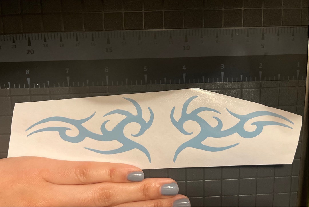 Tribal/ Car Bumper Sticker / Tramp Stamp / Y2k / Vinyl Decal Sticker - Etsy