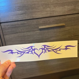 Bumper Sticker / Car Tramp Stamp / Y2K / Heart / Wings / Gothic / Vinyl ...